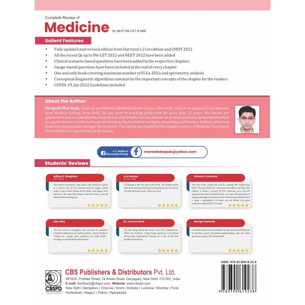 Complete Review Of Medicine For Next Ini Cet Nbe 6th Edition 2023 By